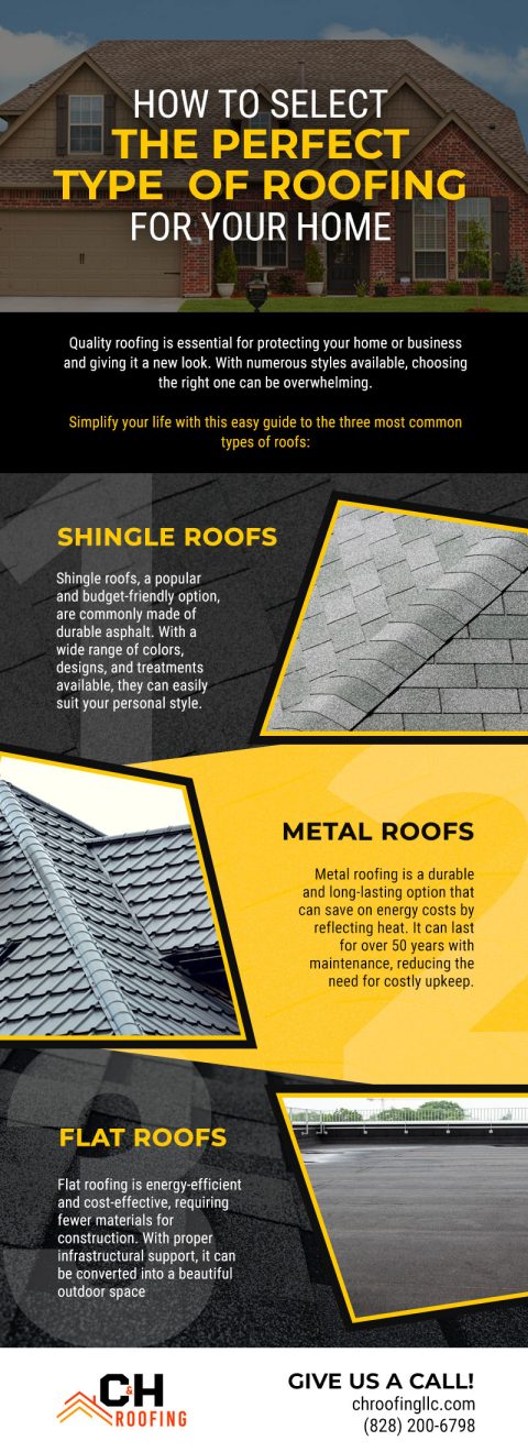 How to Select the Perfect Type of Roofing for Your Home [infographic ...